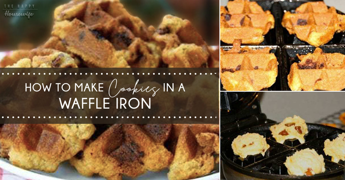 Waffle Iron Cookies - The Happy Housewife™ :: Cooking