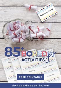I'm Bored Activity Cards - The Happy Housewife™ :: Home Schooling