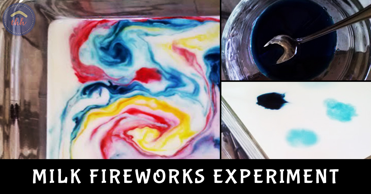 Milk Fireworks Experiment - The Happy Housewife™ :: Home Schooling